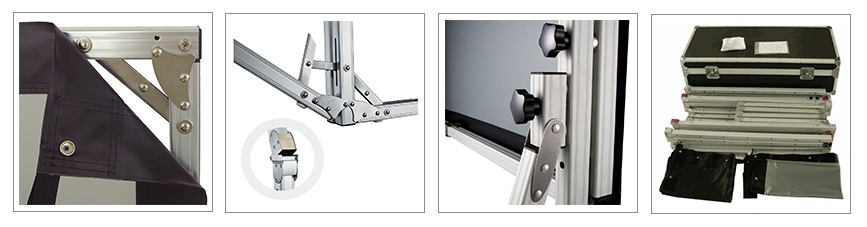 350'' Movie Screen fast fold projection screen front projection rear ...